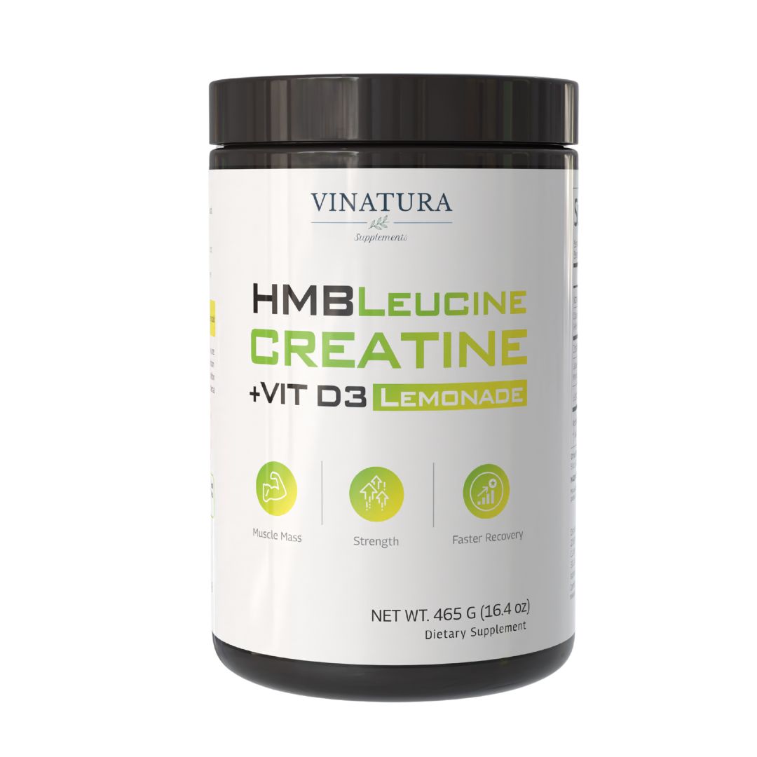 HMB Leucine Creatine Powder with Vitamin D3 - Lemonade – Vinatura ...